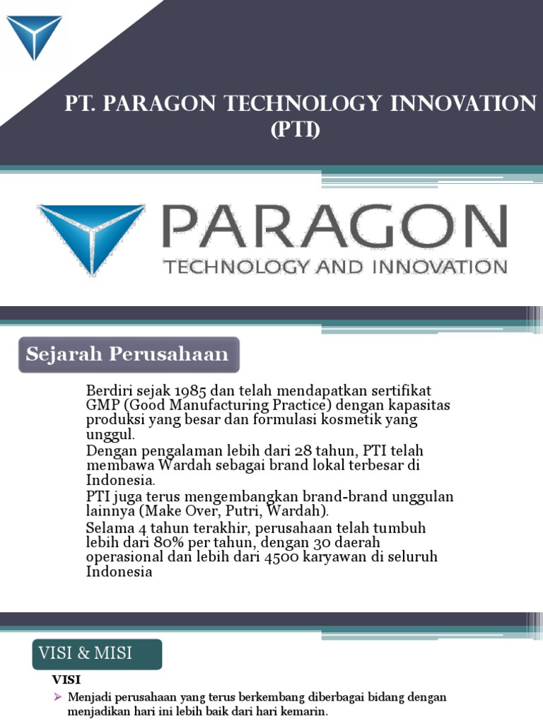 PT. Paragon Technology And Innovation