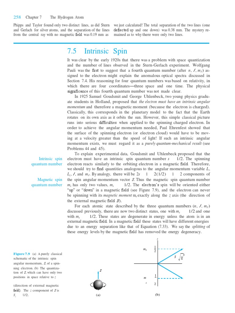 (Stephen T. Thornton, Andrew Rex) Modern Physics F (BookFi) | PDF | Spin (Physics) | Electron