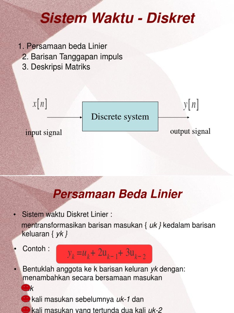 Persamaan Beda Diskrit | PDF