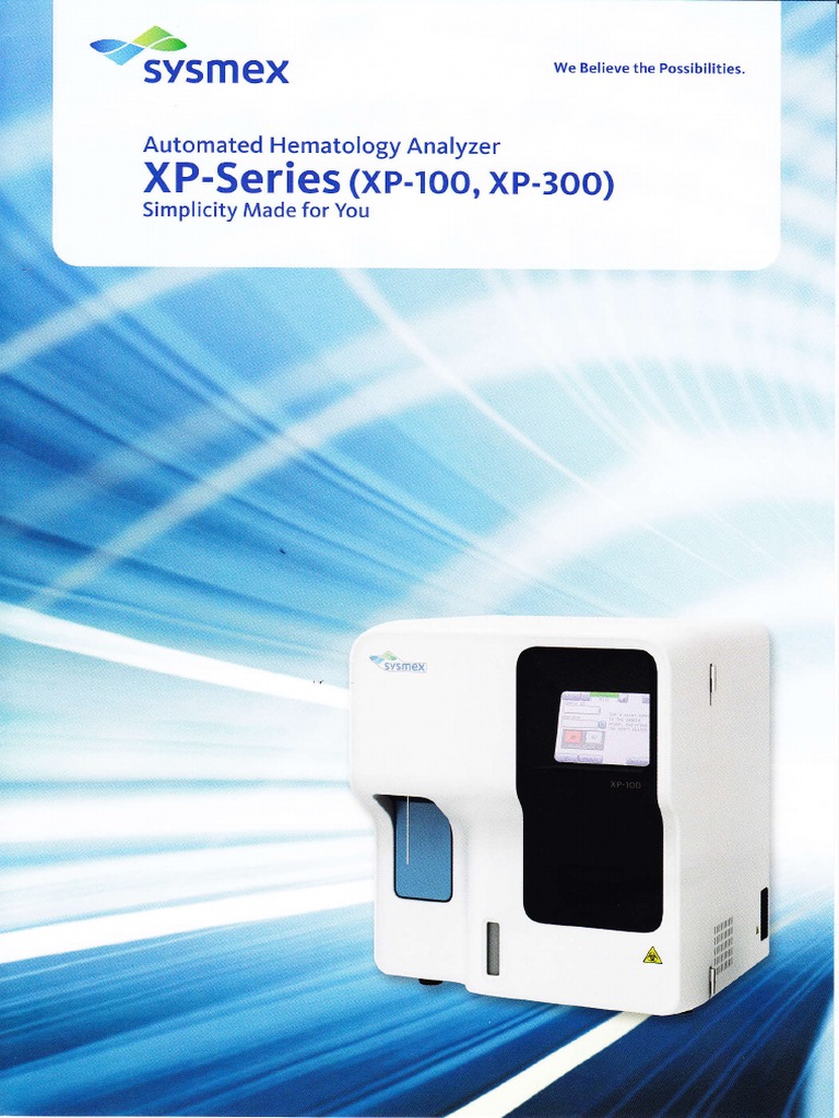 Brosur Symex XP-100 PDF | PDF | Anemia | Hematology