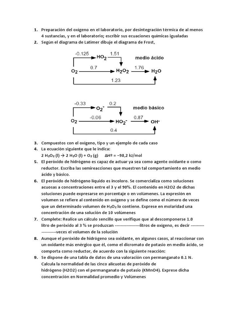 Cuestionario de G16 | PDF | Azufre | Dióxido de azufre