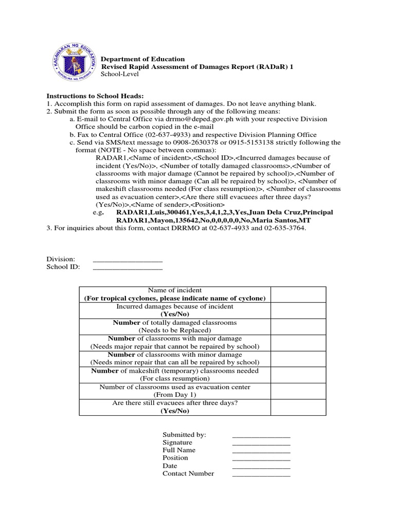 revised-radar-form-1-2-template.docx | Seasons | Tropical Cyclones