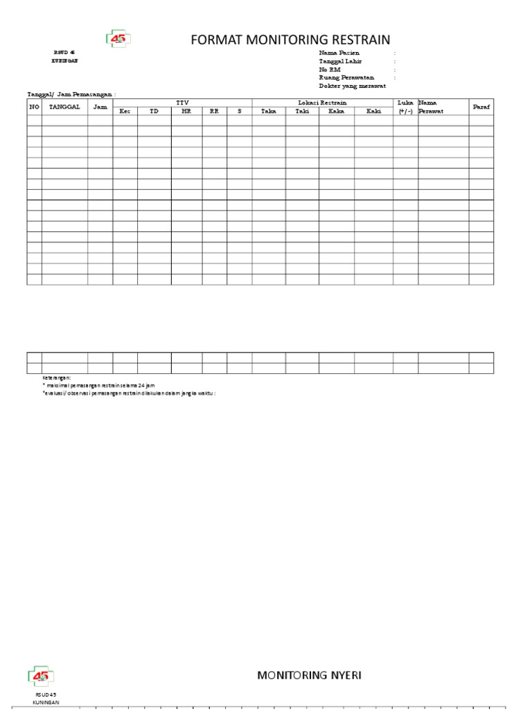Form Monitoring Restrain | PDF