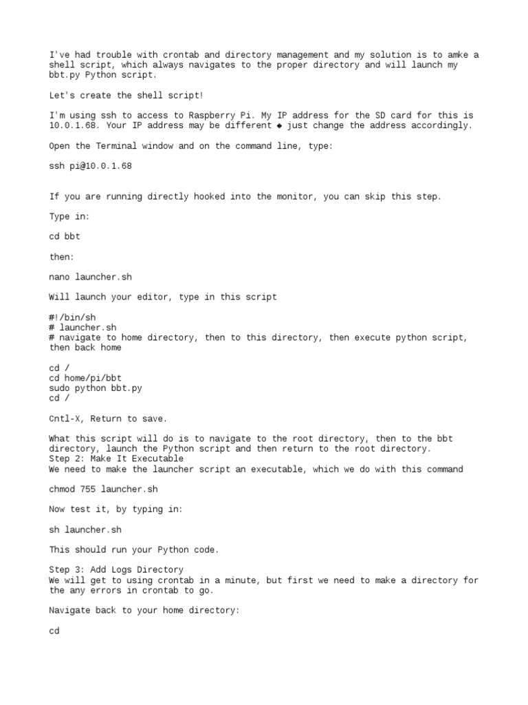 Rpi Touch | PDF | Booting | Python (Programming Language)