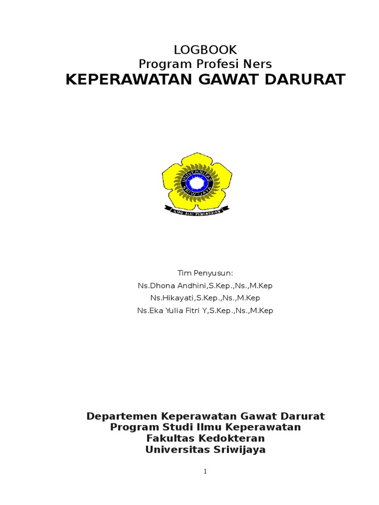 Logbook KGD Profesi-1 | PDF
