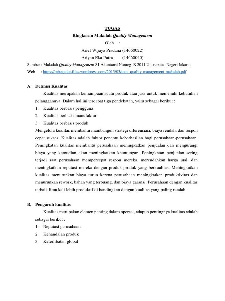 Tugas Rangkuman | PDF