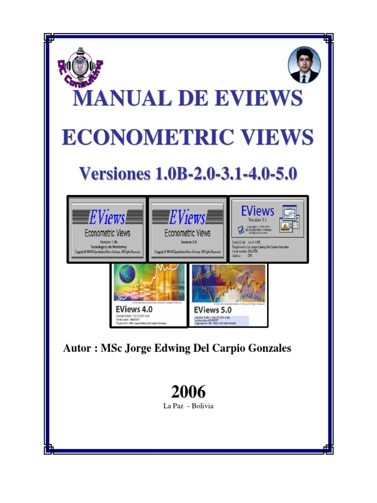 Manual EViews | Descargar gratis PDF | Windows XP | Microsoft Windows