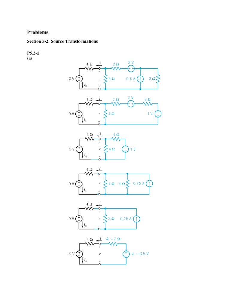Chapter 5 - Circuit Theorems | PDF | Electrical Network | Electrical Circuits