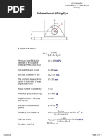 Lifting Lug Analysis (Asd) : ASME Notation AISC Preferred Geometry AISC ...