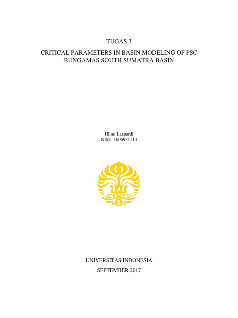 Basin Modeling for PSC Analysis | PDF