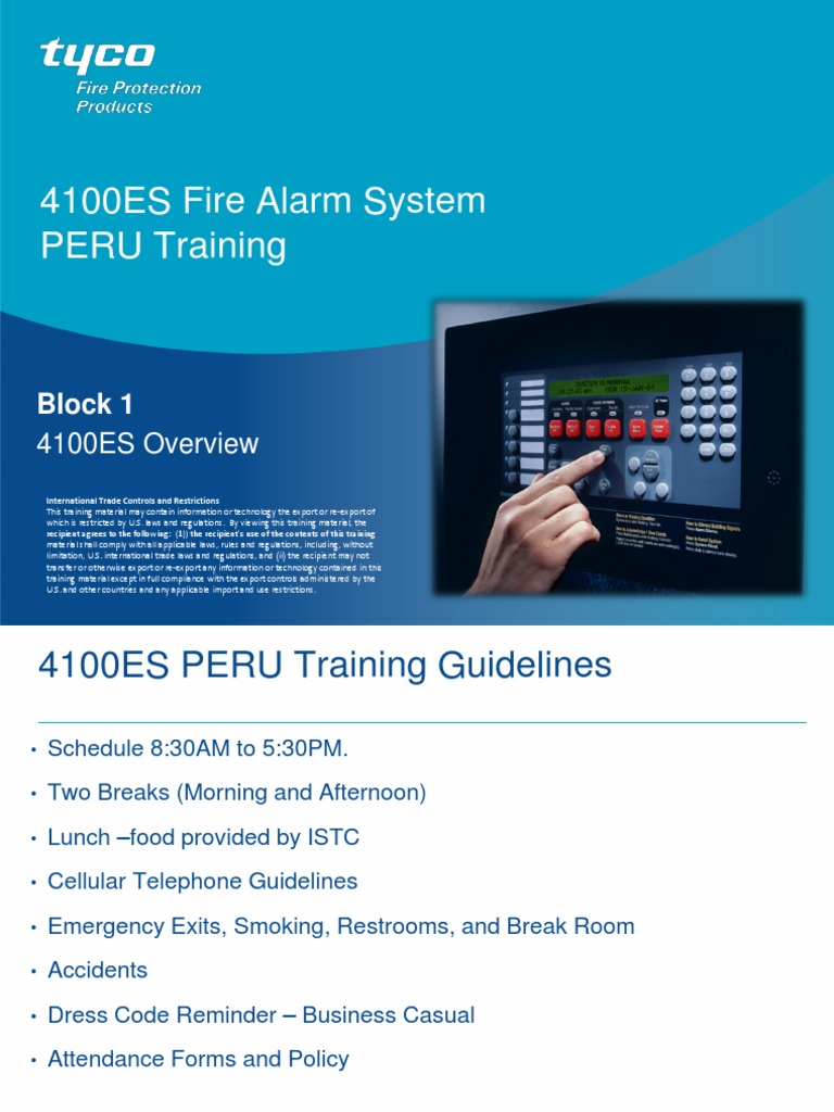 4100ES Fire Alarm Training Guide | PDF | Booting | Computer File