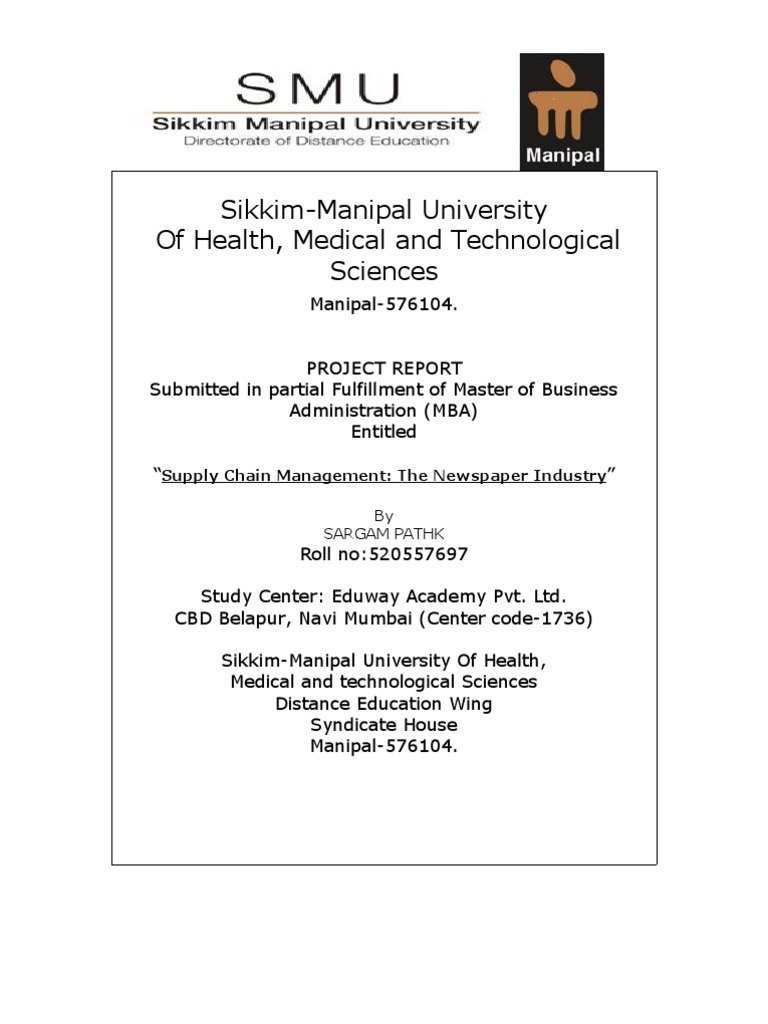 Covering Pages of Mba Course | Master Of Business Administration ...