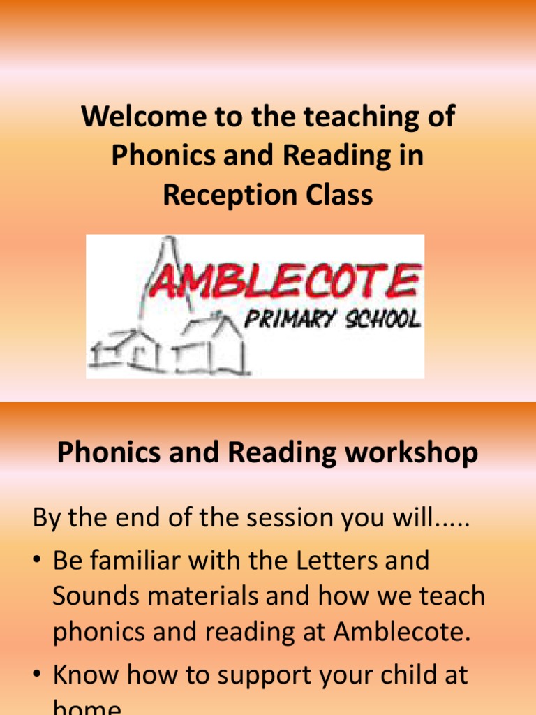 Phonics and Reading Information For Parents September 2015 | PDF ...