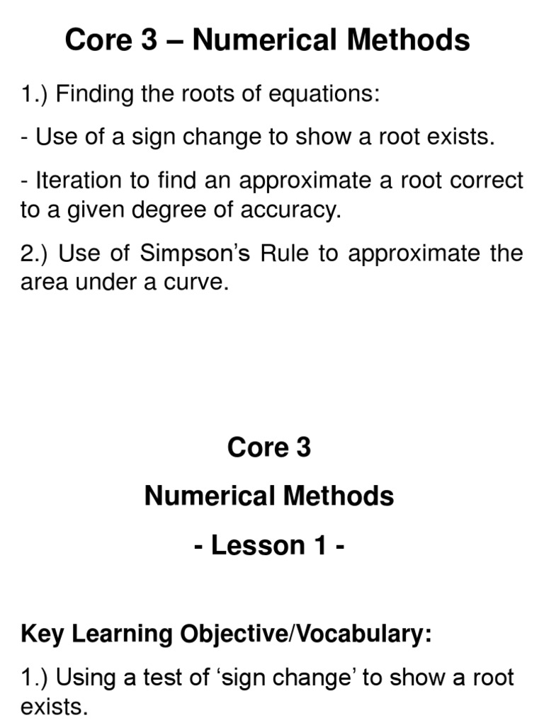 Numerical Methods: Roots & Integration Techniques | PDF | Integral | Trigonometric Functions