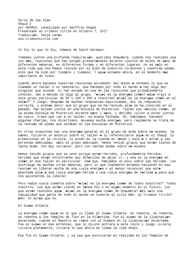 Serie de Las Alas Shaud 2 - Adamus | PDF | Amor | Verdad