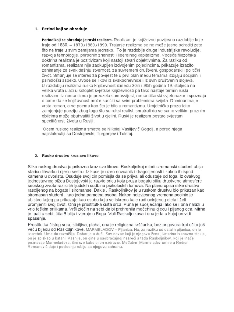 Zlocin I Kazna | PDF
