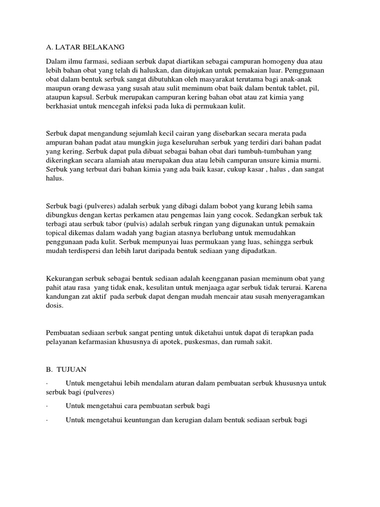 Contoh Resep Pulv | PDF