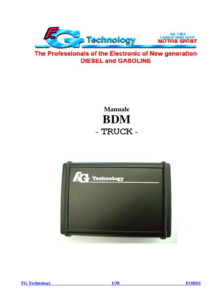 Fgtech BDM User Manual Truck | PDF | Electrical Connector | Manufactured Goods