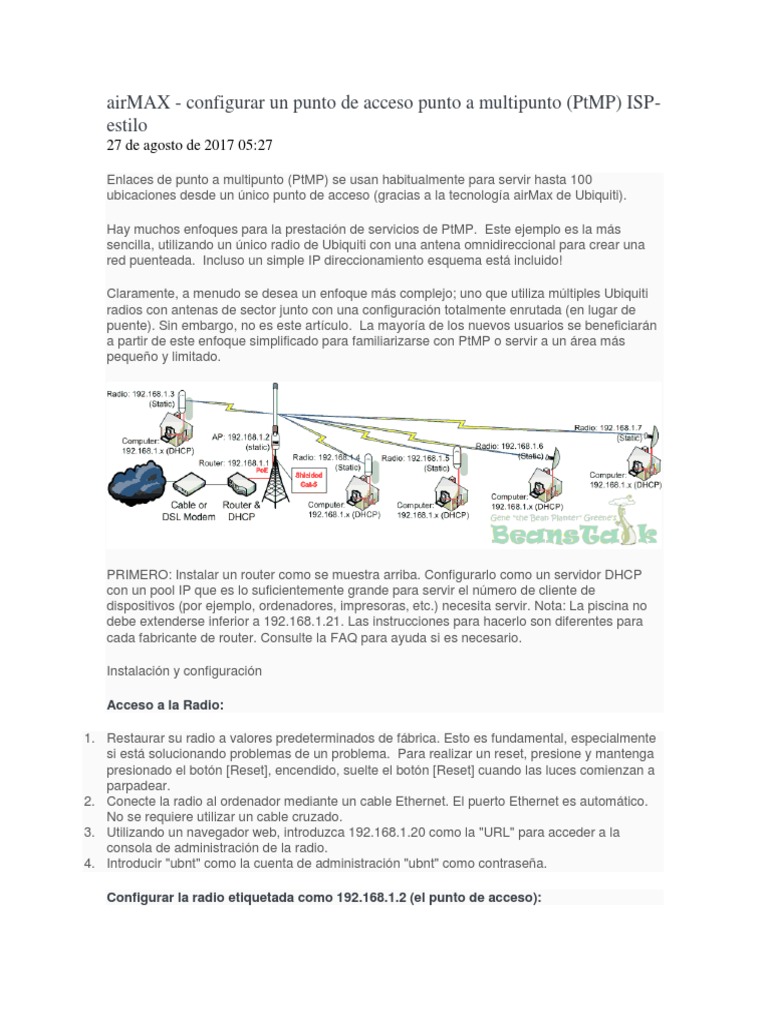 Air MAX | PDF | Enrutador (Computación) | Punto de acceso inalámbrico