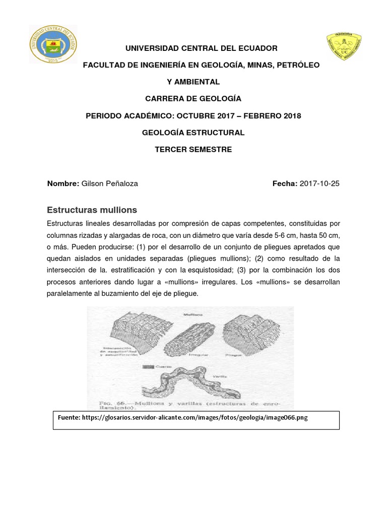 Estructuras Geológicas | PDF