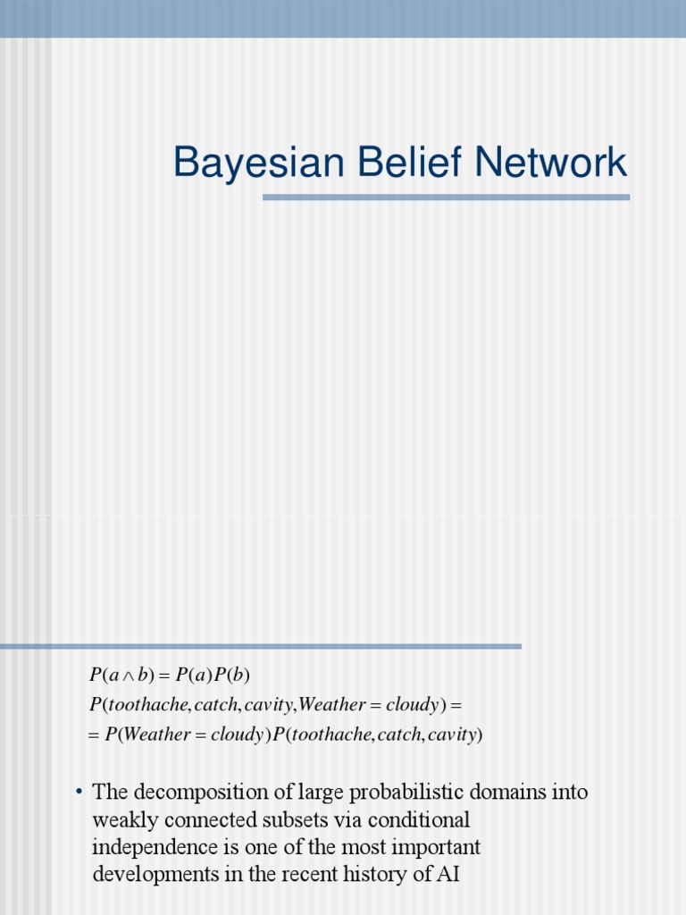 Bayesian Belief Network | PDF | Bayesian Network | Probability Theory