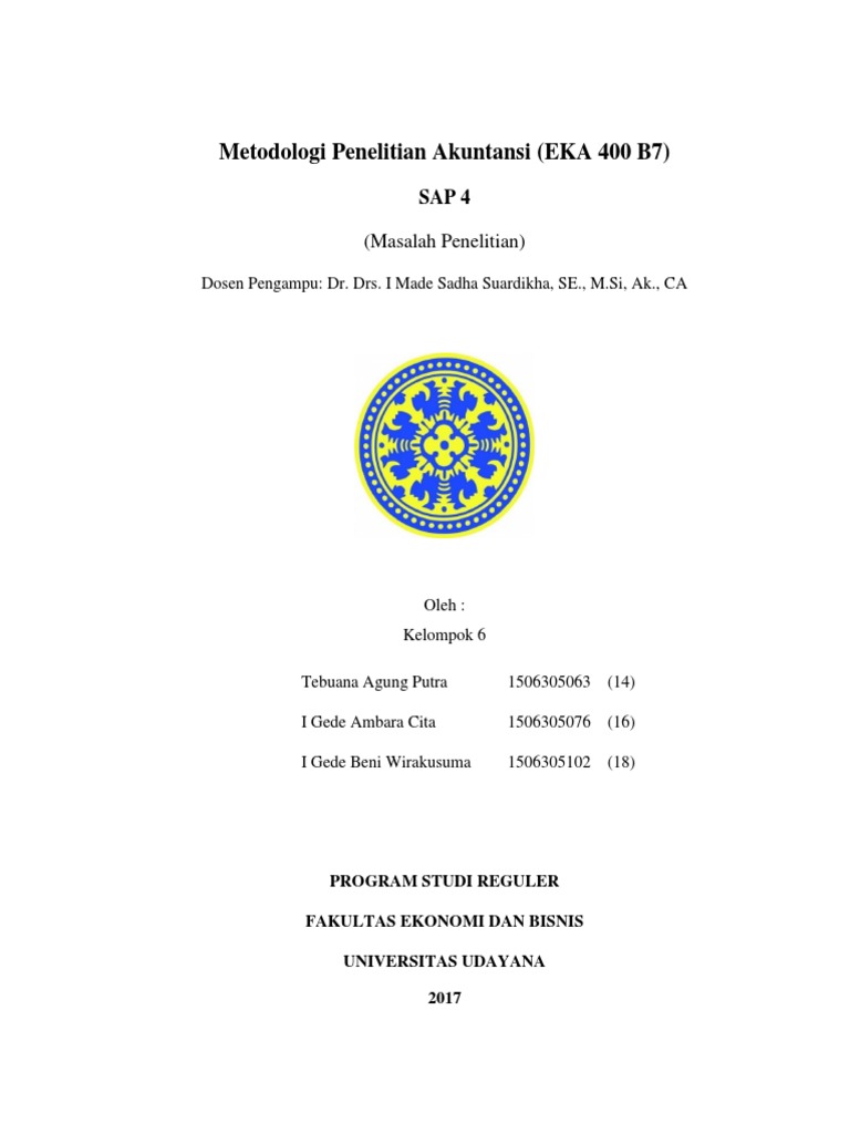 RMK Sap 4 | PDF