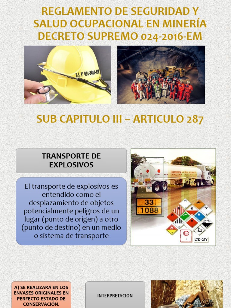 Transporte de Explosivos | PDF | Material explosivo | Transporte