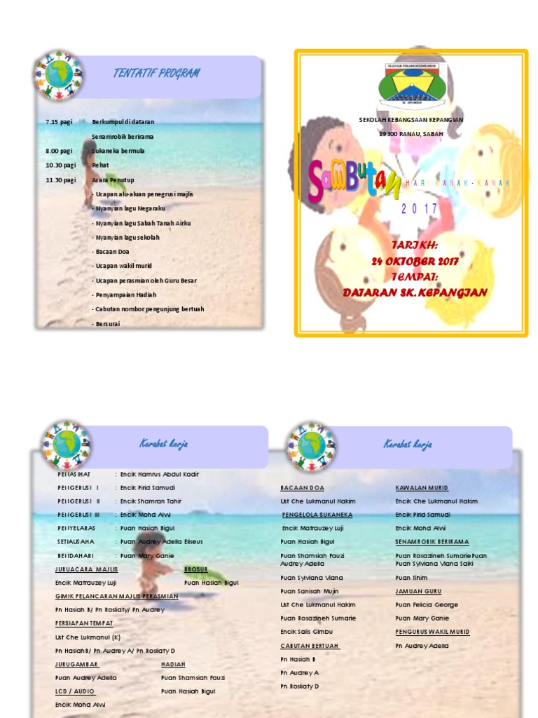 Buku Program Hari Kanak2 2017 | PDF