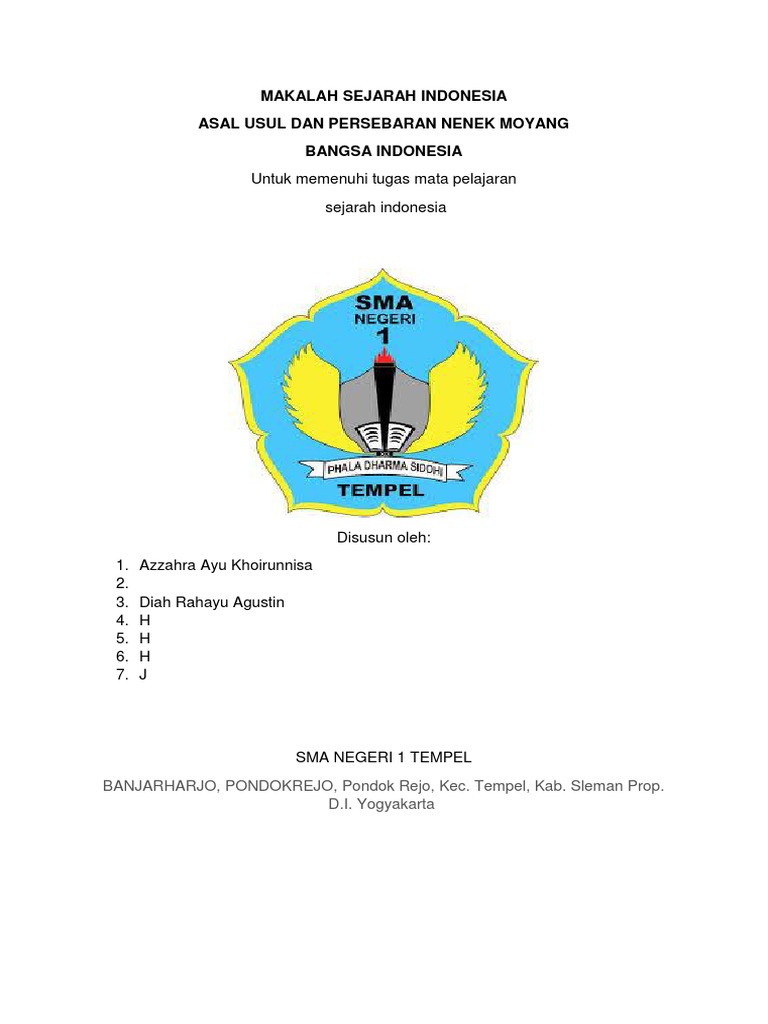 Makalah Sejarah Indonesia | PDF