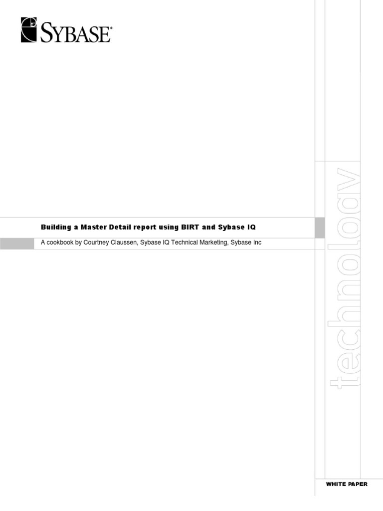 Birt Master Detail Tutorial Pdf Parameter Computer Programming Hyperlink 5951