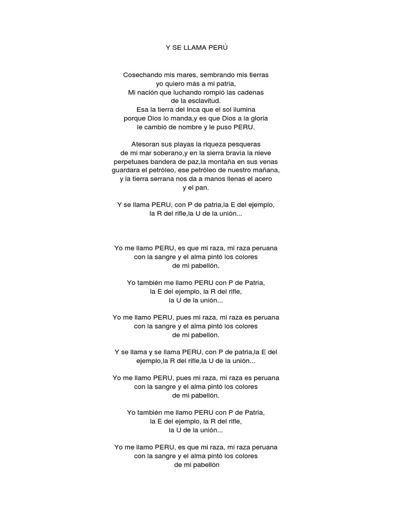 Y Se Llama Perú | PDF