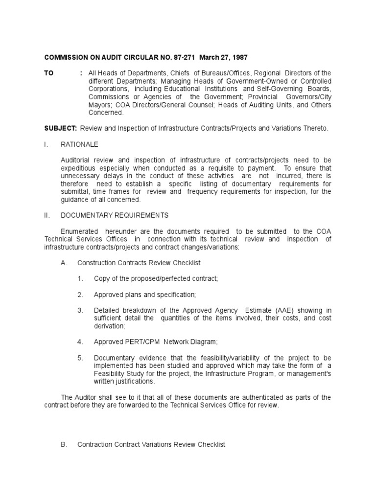 COA Audit | PDF | Specification (Technical Standard) | Government