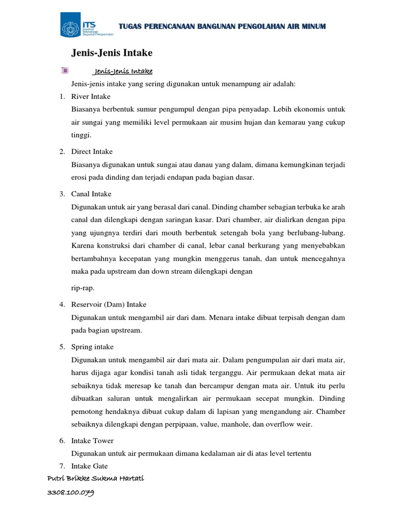 Jenis Jenis Intake | PDF | Seni