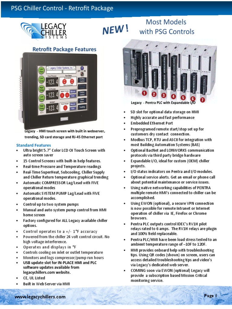 PSG Retrofit Controller Brochure | PDF | User Interface | Building ...
