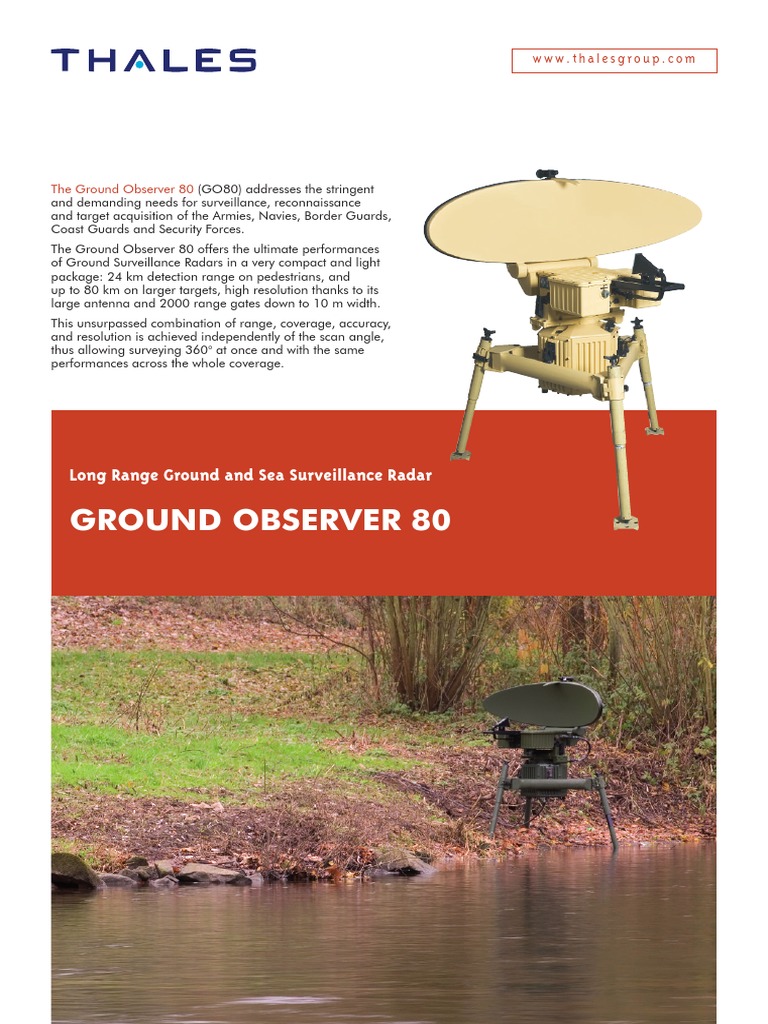 Thales Go80 Leaflet | Radar | Military Technology