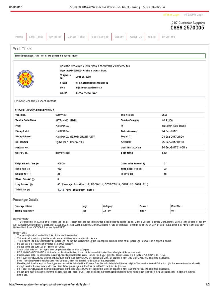 Print Ticket: Onward Journey Ticket Details | PDF | Ticket (Admission ...