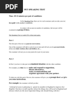 FCE Speaking Test | PDF