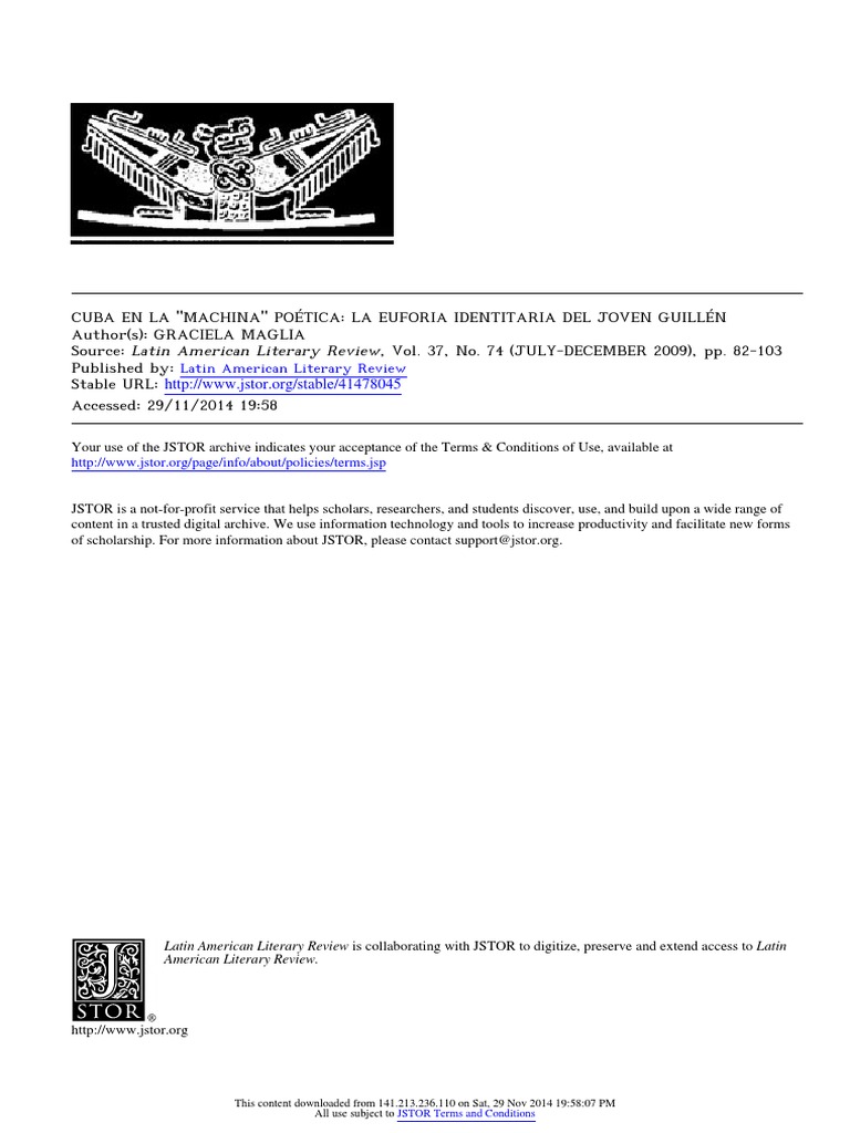 Nicolás Guillén | PDF | Poetry | Cuba