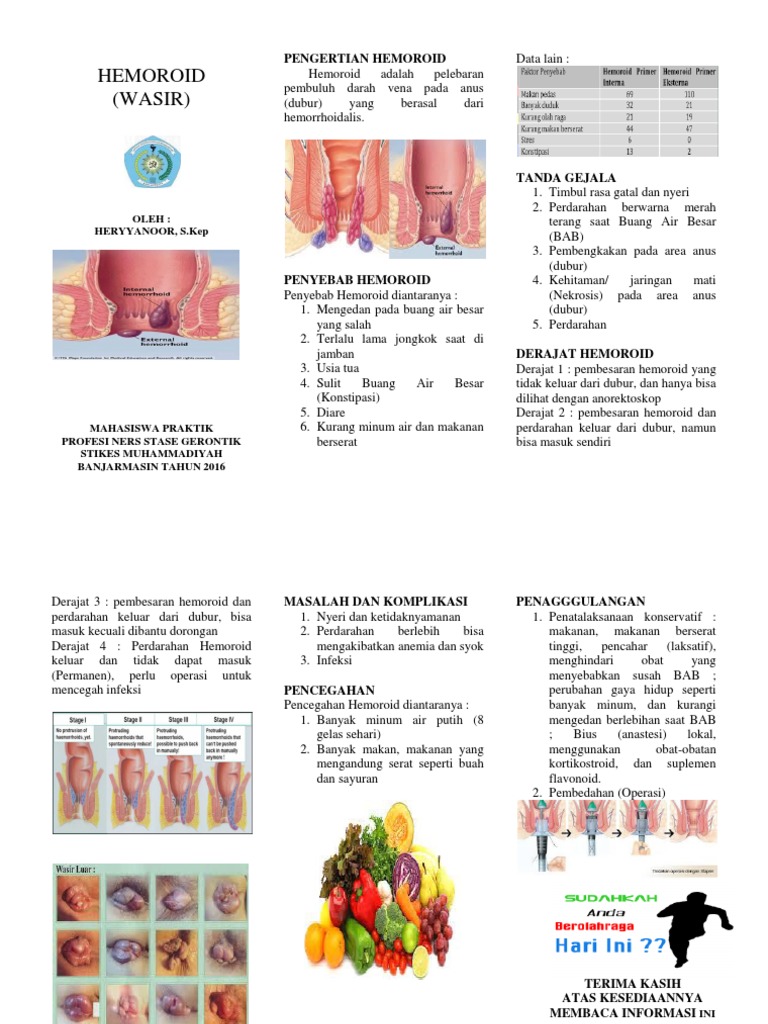 Leaflet Hemoroid | PDF