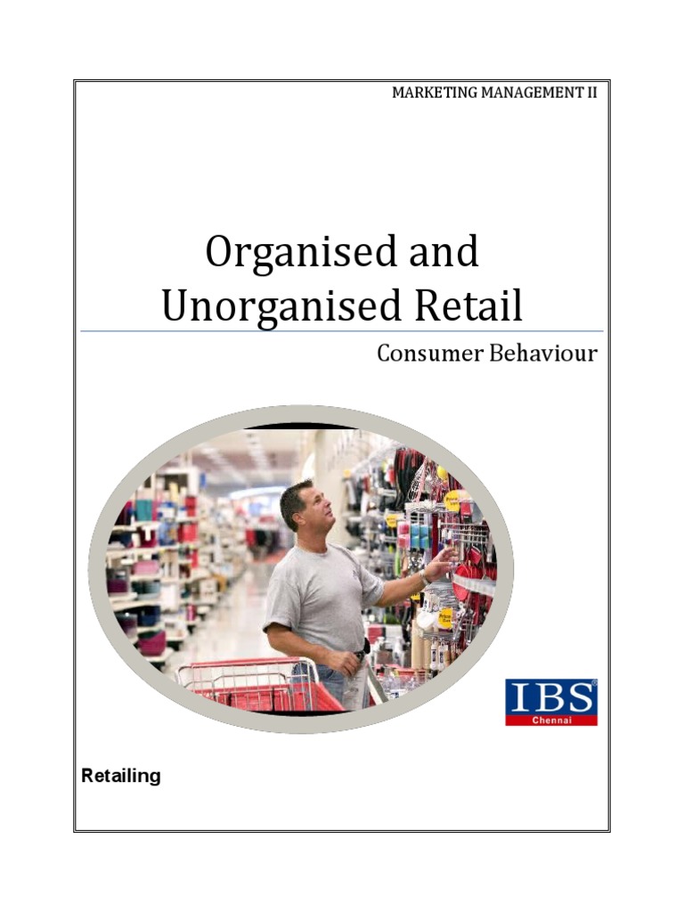 Organised and Unorganised Retail: Consumer Behaviour | PDF | Retail ...