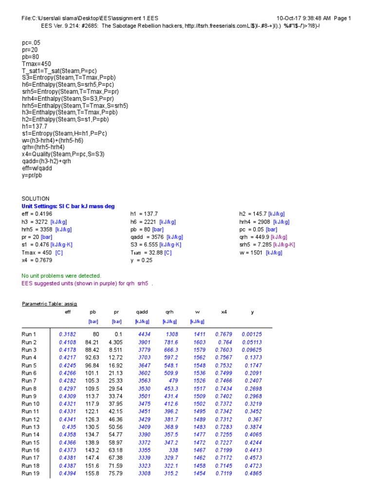 Thermo Assignment | PDF | Business