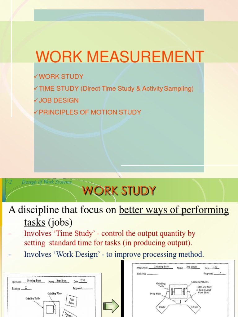 03 Work Measurement | PDF | Labour Economics | Working Time