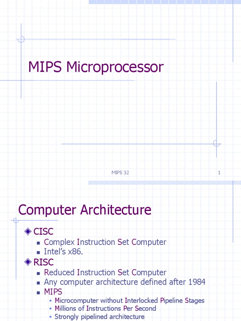MIPS | PDF | 64 Bit Computing | Computer Data