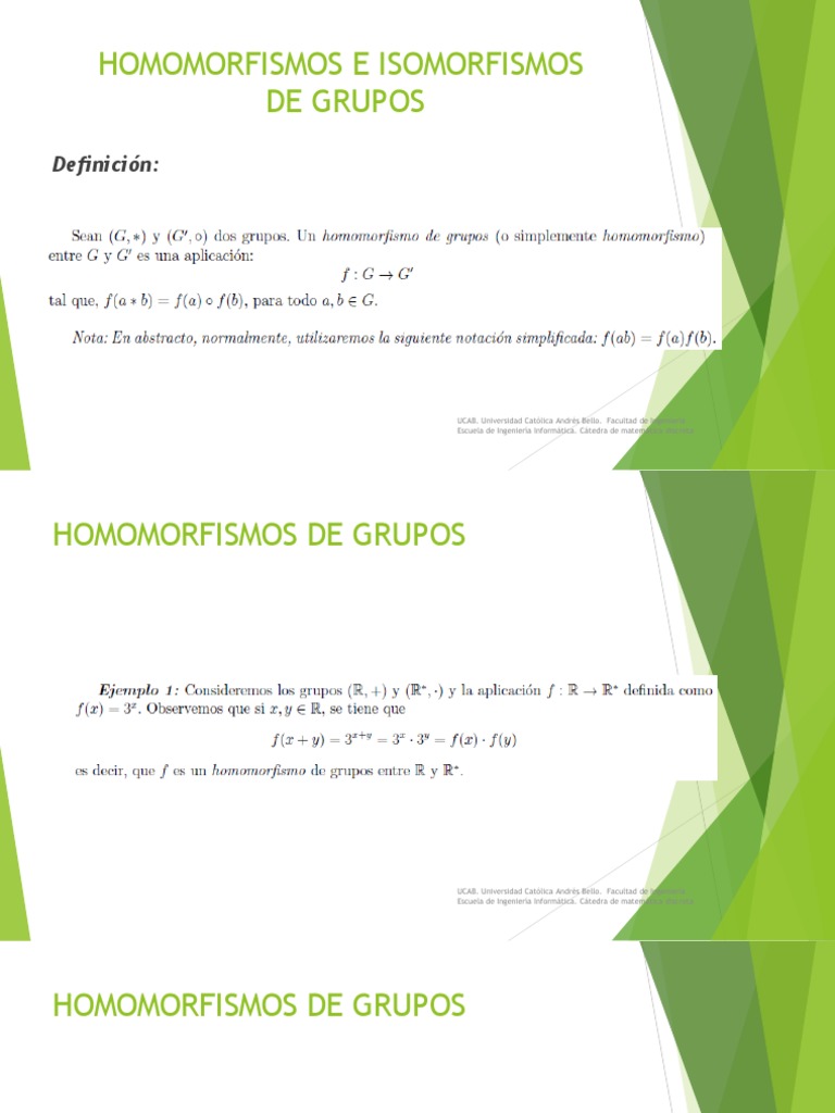 1 Algebra Abstracta Estructuras Homorfismo Isomorfismo | PDF | Álgebra | Álgebra abstracta