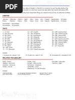 Month Abbreviations and Formats Guide | PDF