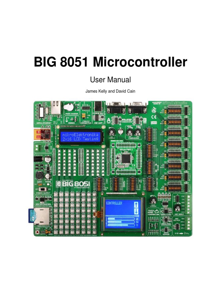 BIG 8051 Microcontroller Guide | PDF | Digital Electronics | Electrical Engineering