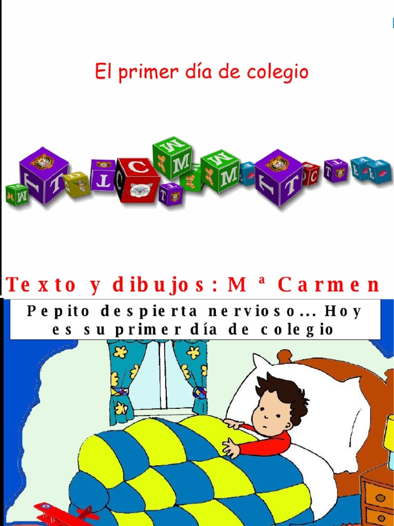 Cuento Pepito Va Al Cole | PDF