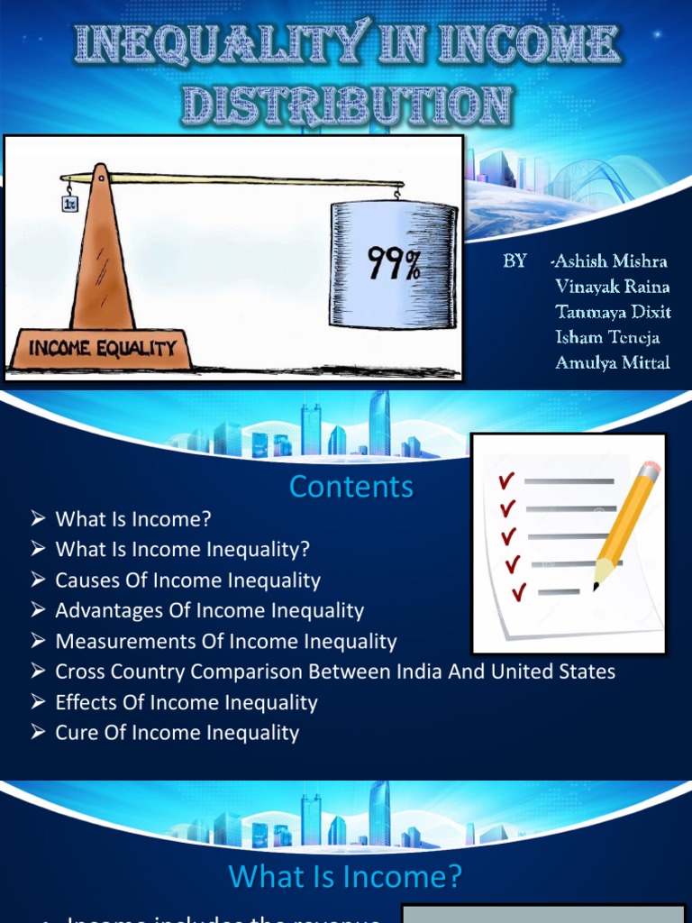 Inequality in Income Distribution | PDF | Economic Inequality ...