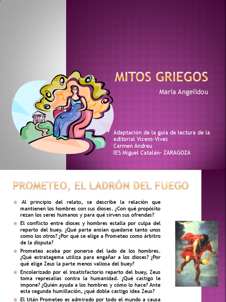 Mitos Griegos | PDF | Minotauro | Prometeo