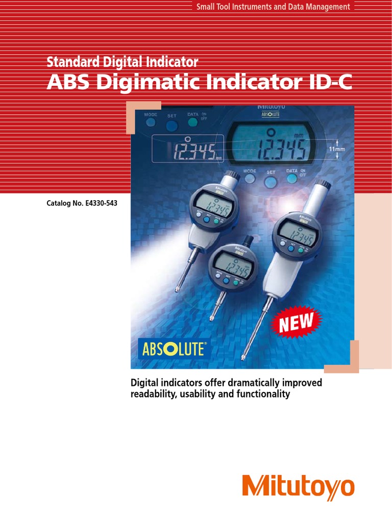 Catalog Mitutoyo Digimatic | PDF | Calibration | Measurement